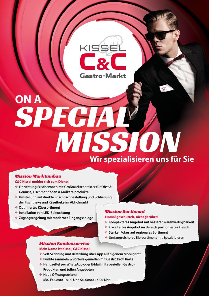 Spezialmission in Bingen | Kissel C&C Großeinkauf