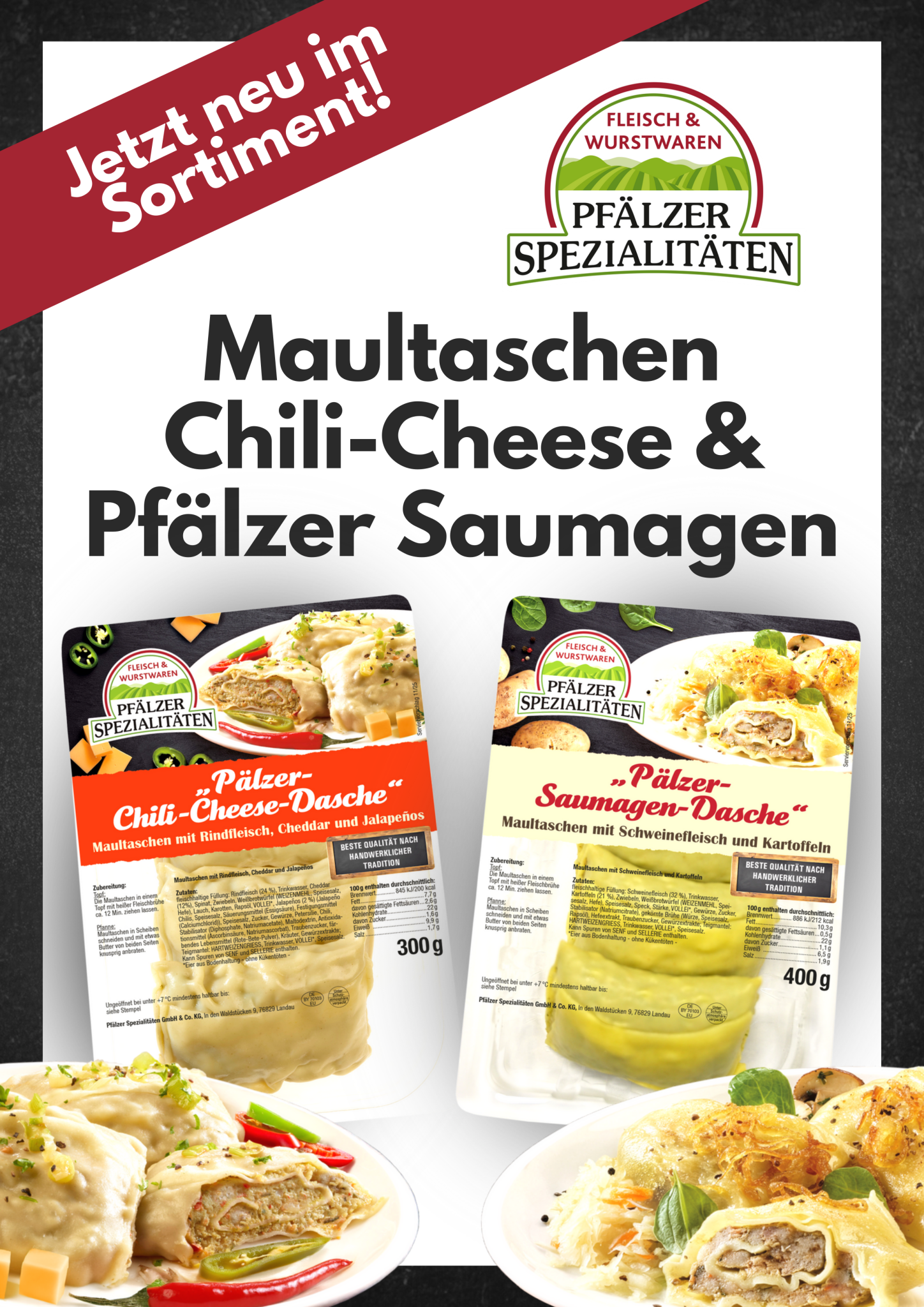 Neu bei Kissel im Januar 2026: Die „Pälzer Dasche“ – Chili-Cheese ...